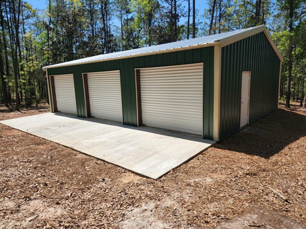 Steel Frame Garages | Southern Building Structures | Alabama